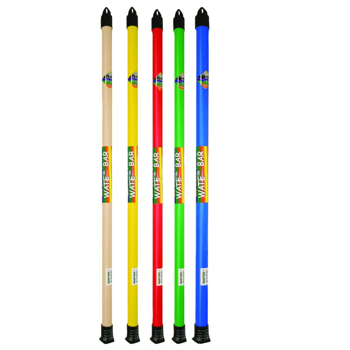 CanDo® Slim® WaTE™ Bar - 5 Piece Set - 1, 2, 3, 4, 5 lb – US MedRehab